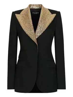 Dolce & Gabbana Turlington Single-breasted Blazer - Black