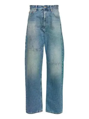 MAISON MARGIELA Logo Patch Jeans - Blue