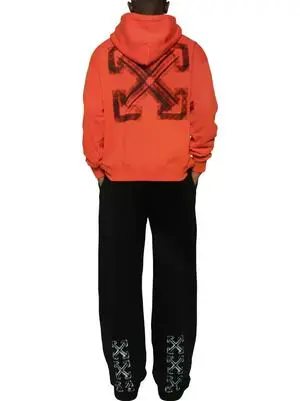 Off-White Vibe Arrow Hoodie - Orange