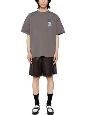 MUSIUM DIV. Graphic-print T-shirt - Grey
