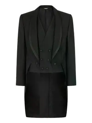 Dolce & Gabbana Three-piece Wool Evening Suit - Black