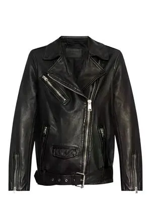ALLSAINTS Billie Leather Biker Jacket - Black