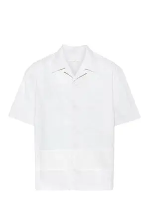 CRAIG GREEN Panelled Cotton Short-sleeve Shirt - Neutrals