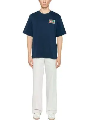 Casablanca Gabardine-weave Trousers - Grey