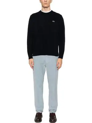 Lacoste Cable-knit Sweater - Blue