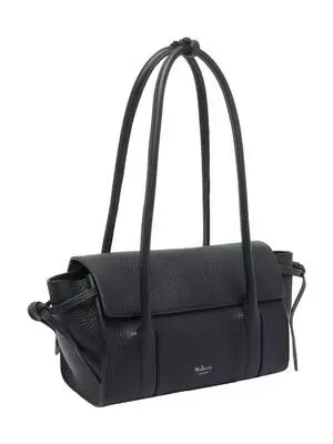 Mulberry Leather Shoulder Bag Black