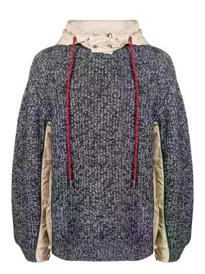MONCLER Logo-Patch Multi-Panel Jumper