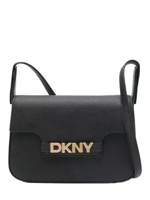 Dkny Logo Lettering Cross Body Bag - Black