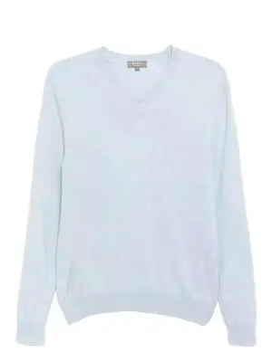 N.peal Burlington V-neck Jumper - Blue