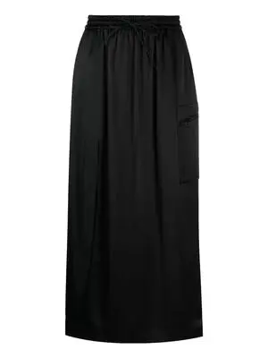 Y3 Satin Cargo Skirt