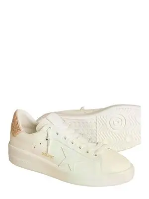 GOLDEN GOOSE Golden Goose Pure Star Sneakers With Embellished Heel Counter