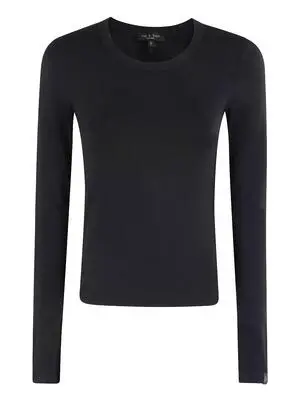 RAG & BONE Rag & Bone Modal Long-Sleeve Crewneck T-Shirt