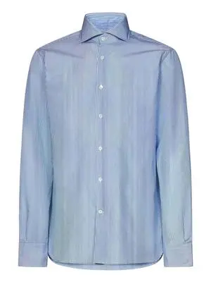 FRANZESE COLLECTION Striped Shirt - Blue