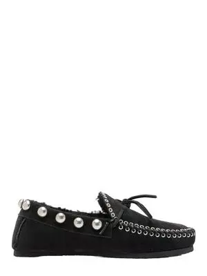 Isabel Marant Étoile Fitza Shearling Loafers - Black