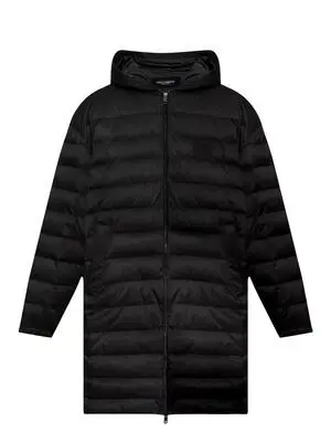 Dolce & Gabbana Hooded Padded Coat - Black