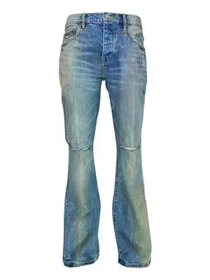 PURPLE BRAND Gaia Flared Trousers - Blue