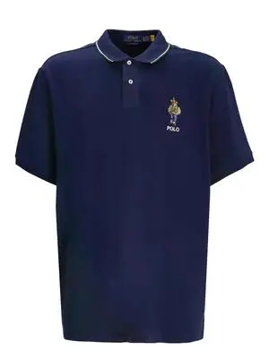 Polo Ralph Lauren Teddy Bear Cotton Polo Shirt - Blue
