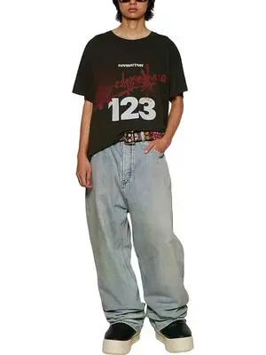 RRR123 Apocalypse Nunca T-shirt - Black