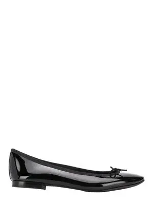 Repetto Patent Ballerinas With Bow Detail - Black