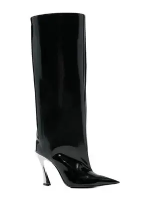 MUGLER 95mm Fang Boots - Black