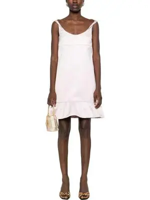 Givenchy 4g Satin Mini Dress - Pink