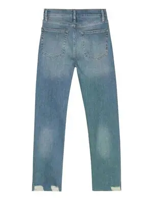 FRAME FRAME High-Rise Straight-Leg Jeans