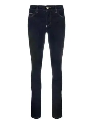 Philipp Plein Mid-rise Skinny Jeans - Blue