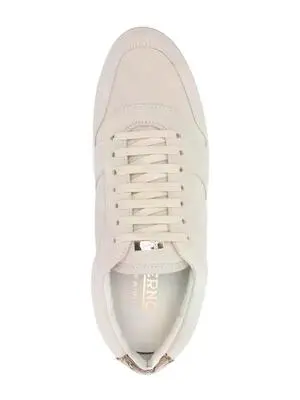 Herno Suede Lace-up Sneakers - Neutrals