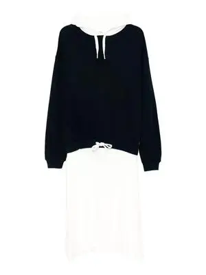 STEFAN COOKE Hoodie Dress - Blue