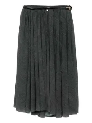 Philosophy Di Lorenzo Serafini Pleated Midi Skirt - Grey
