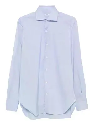 BARBA NAPOLI Poplin Shirt - Blue