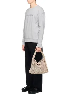 JW Anderson Logo-embroidered Sweatshirt - Grey