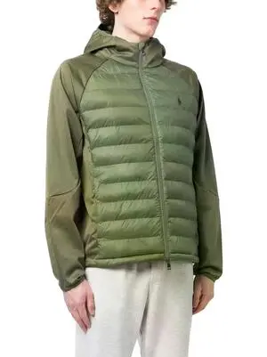 Polo Ralph Lauren Hooded Quilted Panel Jacket - Green