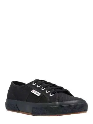Superga Low-top Cotton Lace-up Sneakers - Black