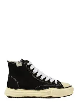 Mihara Yasuhiro Peterson 23 High Top Canvas Sneakers - Black