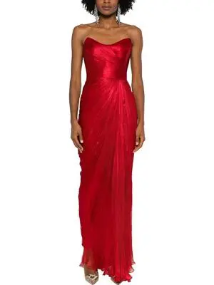 IRIS SERBAN Leila Gown - Red