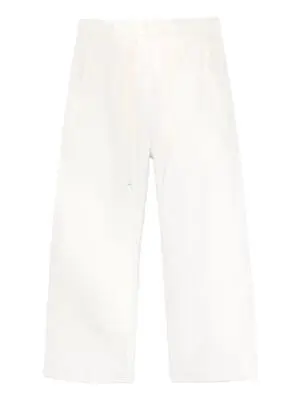 Max Mara S Max Mara Argento Cropped Trousers Neutrals