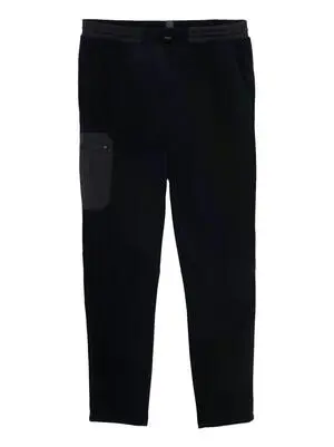 Sease Virgin Wool Blend Flannel Drawstring Trousers - Blue