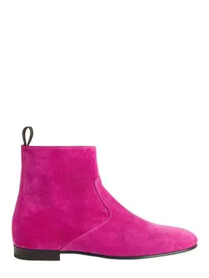 GIUSEPPE ZANOTTI Giuseppe Zanotti Suede Ankle Boots Pink