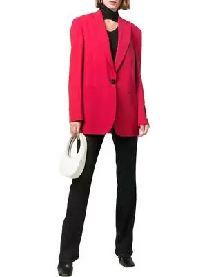3X1 3x1 Slim-Cut Coated Trousers