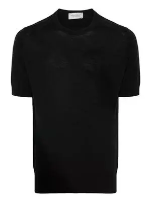 John Smedley Short-sleeve T-shirt - Black