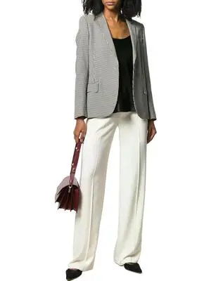Vince Metallic Spaghetti Strap Vest - Black