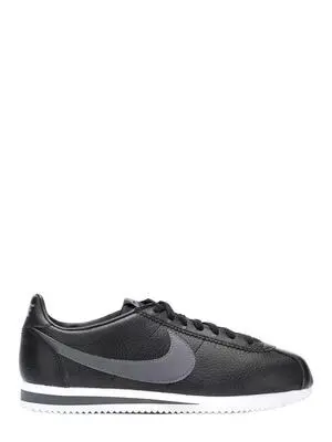 Nike Cortez Lace-up Sneakers - Black