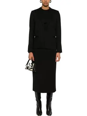 TWINSET Oval T-logo Blazer - Black