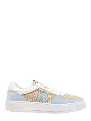 STUART WEITZMAN Courtside Panelled Sneakers - Blue