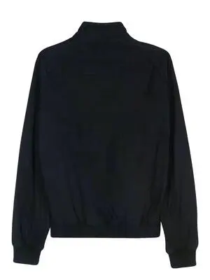 FAY Logo Patch Ripstop Jacket - Blue