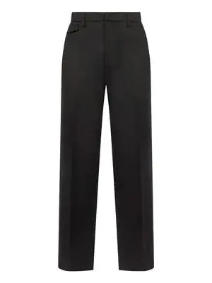 DONDUP Wool-blend Trousers - Black