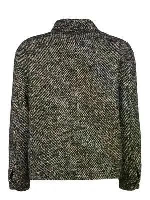 FRAME Mélange-effect Jacket - Grey