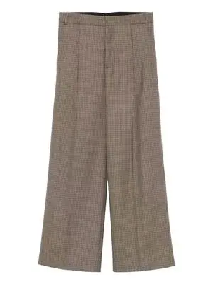 WALTER VAN BEIRENDONCK Star Trousers - Brown