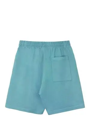 SPORTY & RICH Sporty & Rich Logo Print Cotton Shorts